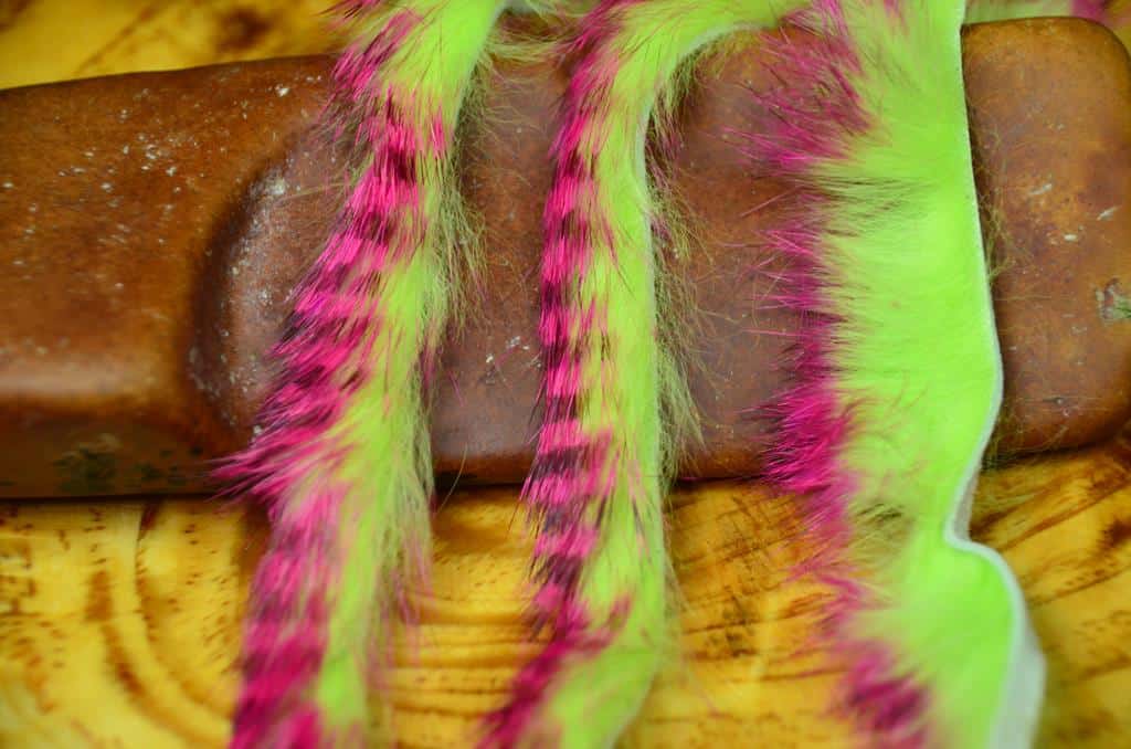 Tiger Barred Rabbit Strips - Galloup's Slide Inn | Fly Tying | Hair and Fur