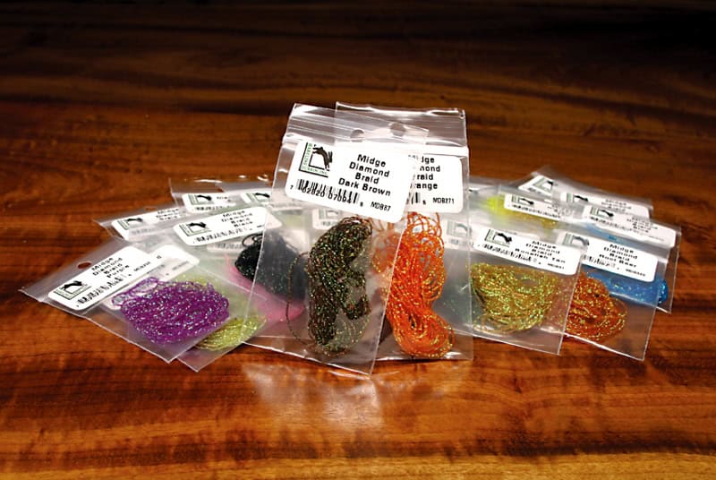 Midge Diamond Braid - Galloup's Slide Inn | Fly Tying