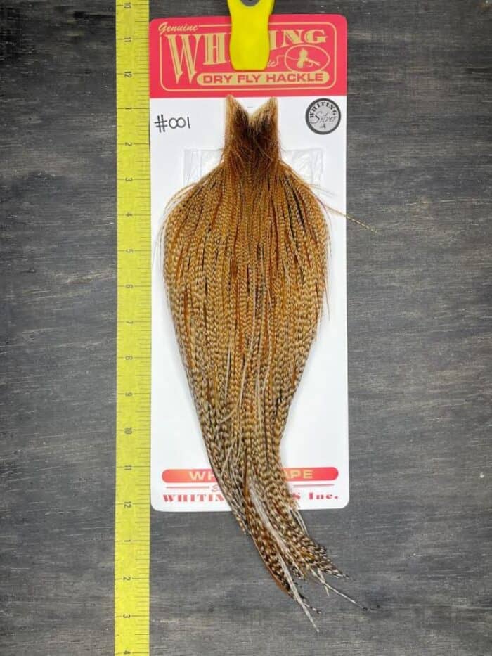 Whiting Dry Fly Cape – Silver Grade – Dark Barred Ginger #001 - Guided ...