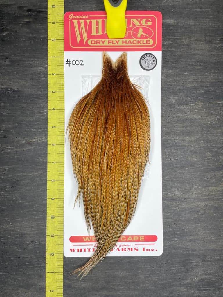 Whiting Dry Fly Cape – Silver Grade – Dark Barred Ginger #002 - Guided ...