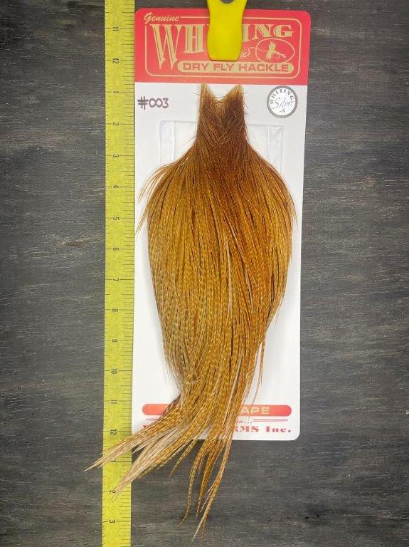 Whiting Dry Fly Cape – Silver Grade – Dark Barred Ginger #003 - Guided ...