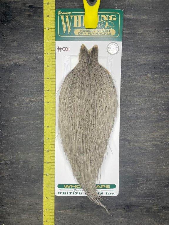 Whiting Hebert Miner Cape – Silver Grade – Light Grey Dun #001 ...