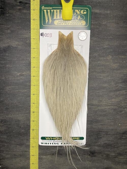 Whiting Hebert Miner Cape – Silver Grade – Light Grey Dun #003 - Guided ...