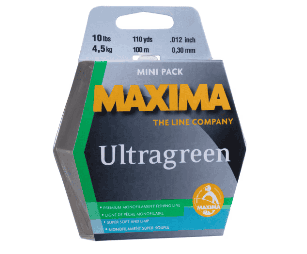 Maxima Ultragreen Mini Pack - 110 Yard Spool - Slide Inn